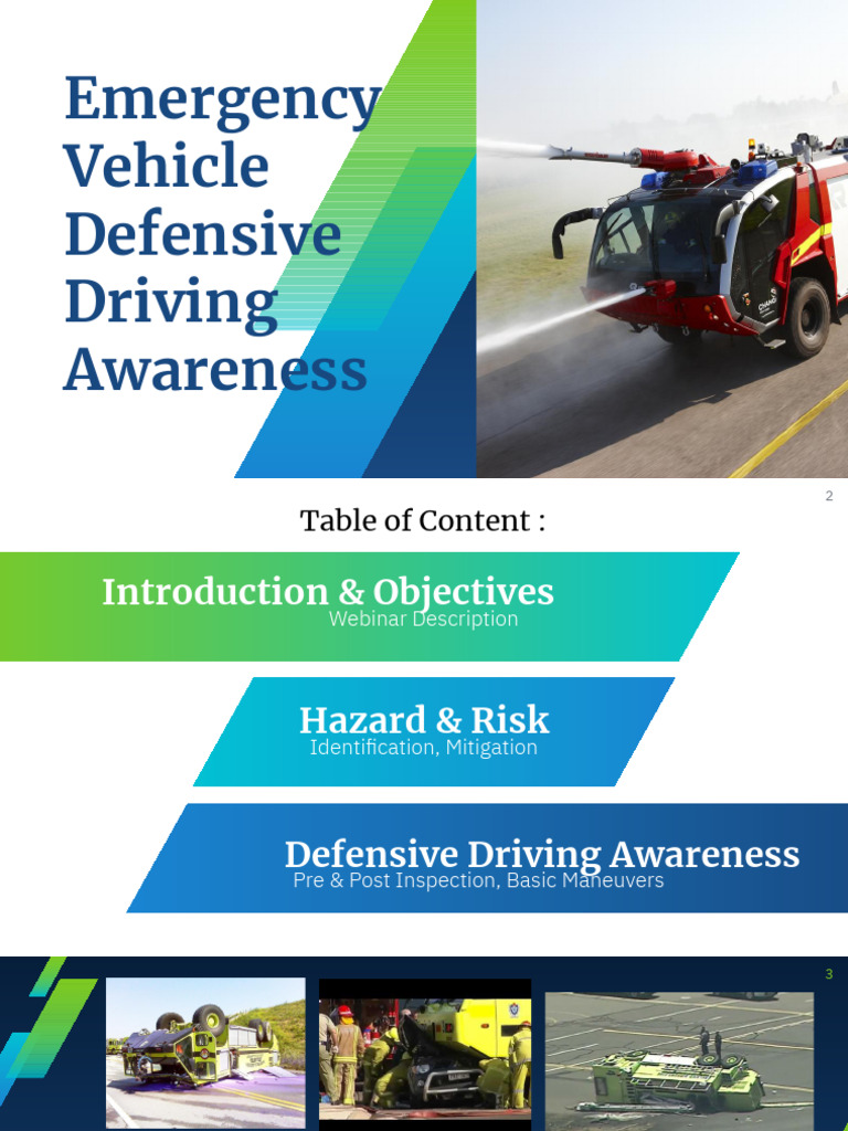 Emergency Vehicle Defensive Driving Guide | PDF | Force | Brake