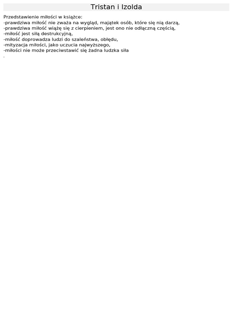 Trisitan i Izola | PDF