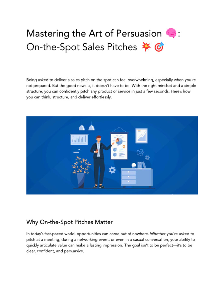 Mastering The Art of Persuasion ? | PDF