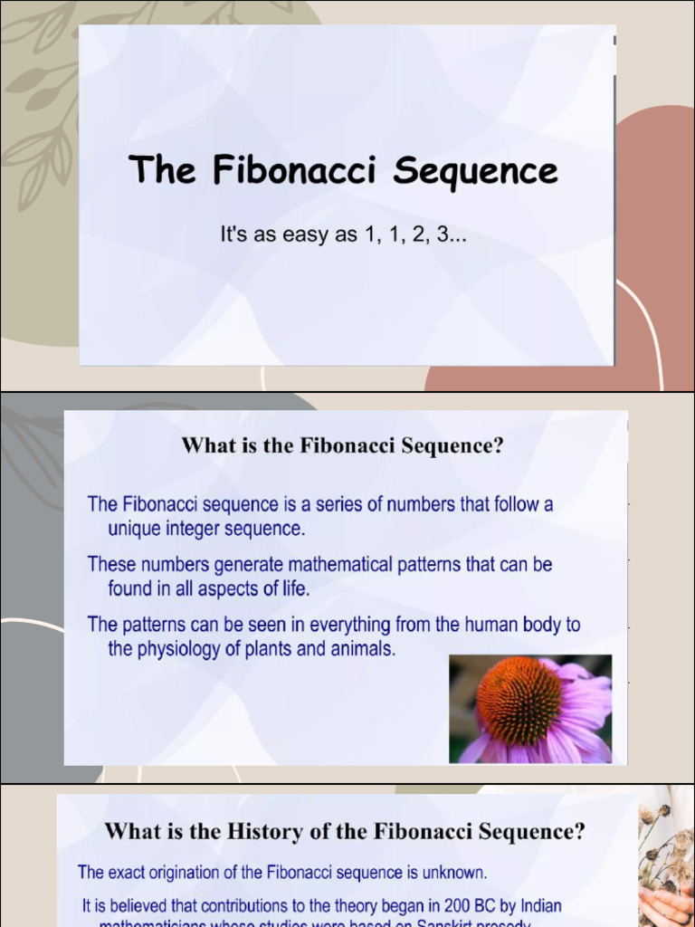 Fibonacci Patterns Sequence | PDF
