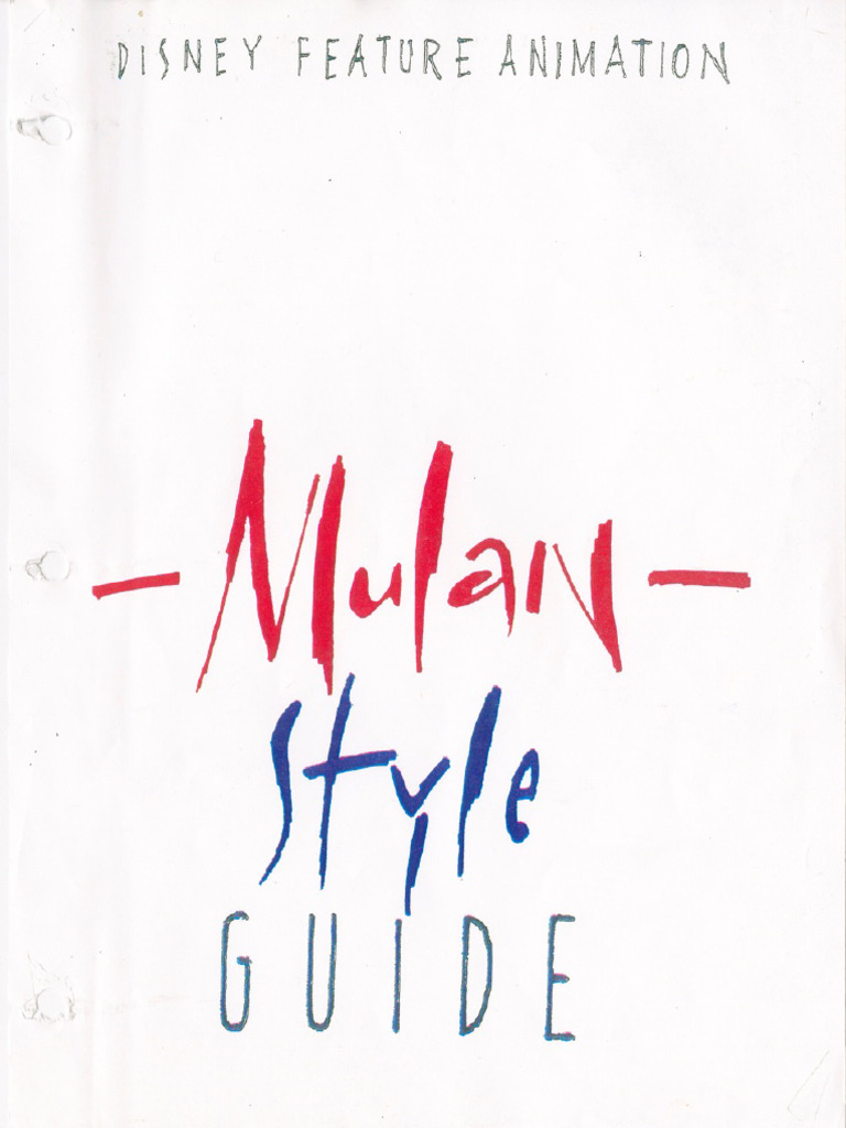 Mulan Style Guide | PDF