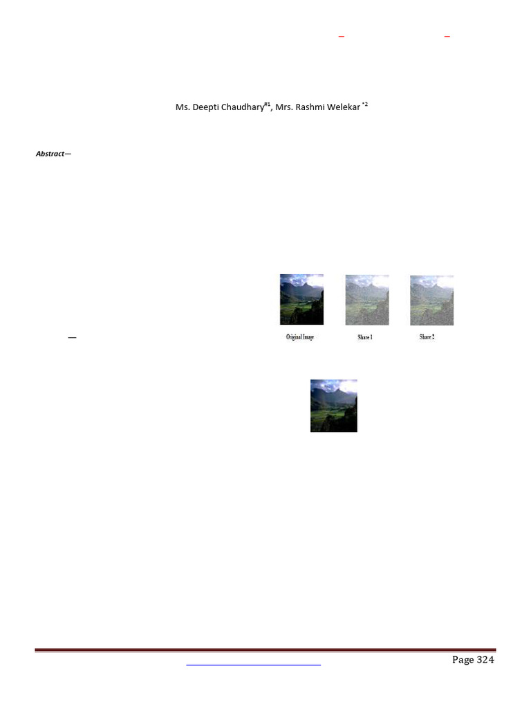 A Secure Authentication Using Visual Cryptography | PDF | Cryptography | Key (Cryptography)
