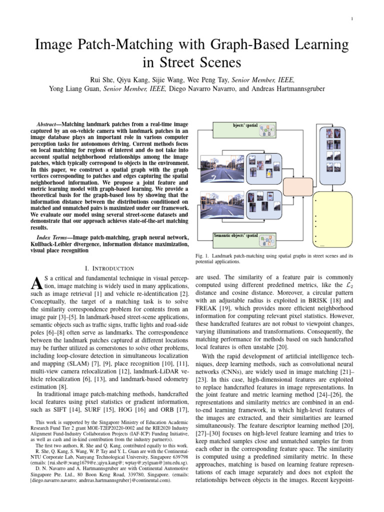 Image Patch-Matching With Graph-Based Learning | PDF | Vertex (Graph Theory) | Applied Mathematics