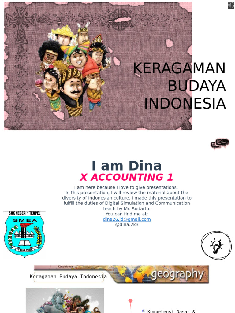 Keragaman Budaya Indonesia DINA | PDF