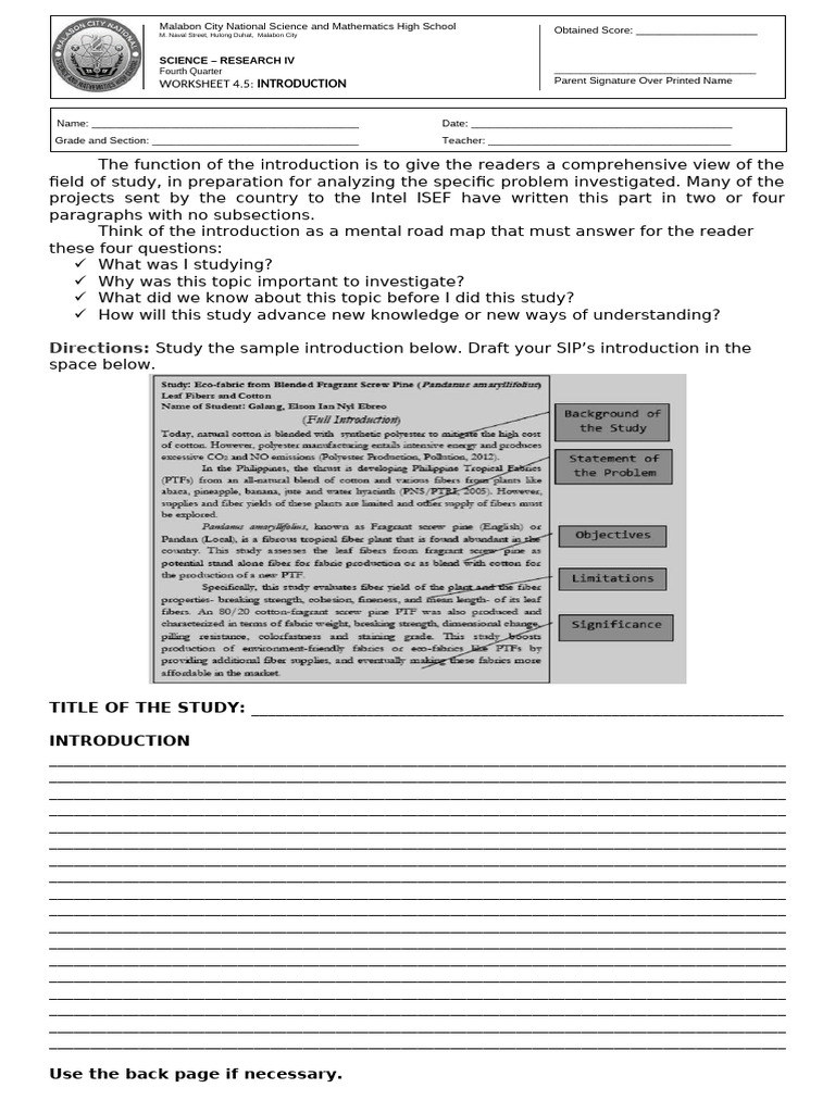Crafting a Research Introduction Guide | PDF | Science | Cognition