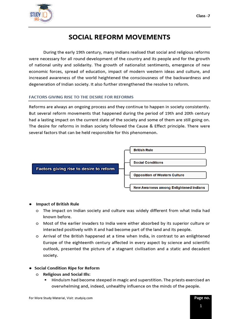 Social Reforms Movements | PDF | Swami Vivekananda | Ramakrishna Mission
