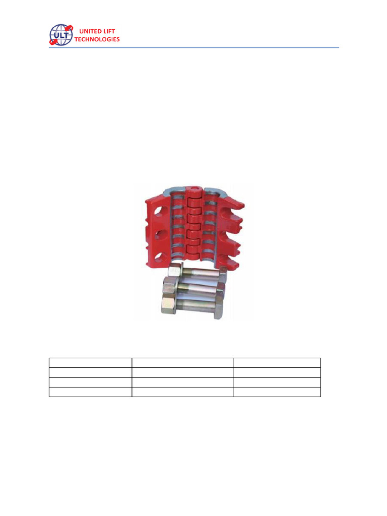 Polished Rod Clamp Specifications & Standards | PDF