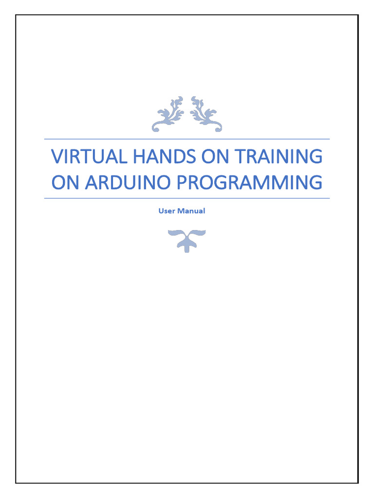 VIRTUAL HANDS ON TRAINING ON ARDUINO PROGRAMMING | PDF | Arduino ... VIRTUAL HANDS ON TRAINING ON ARDUINO PROGRAMMING | PDF | Arduino ...
