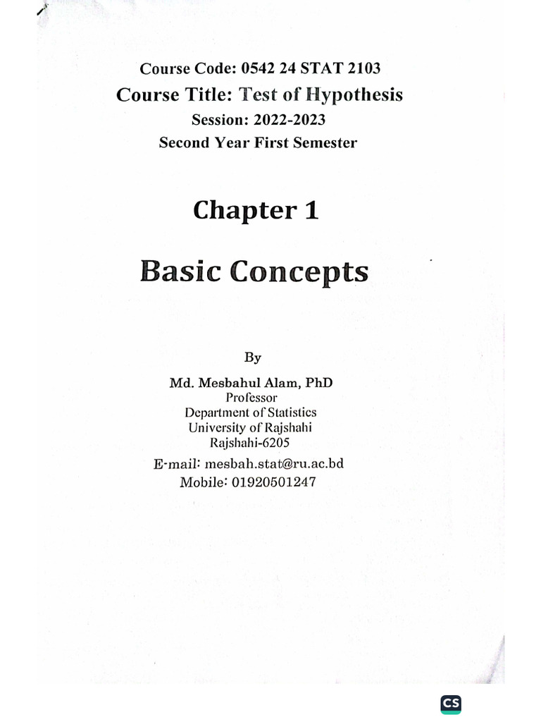 MA Chapter 1 | PDF
