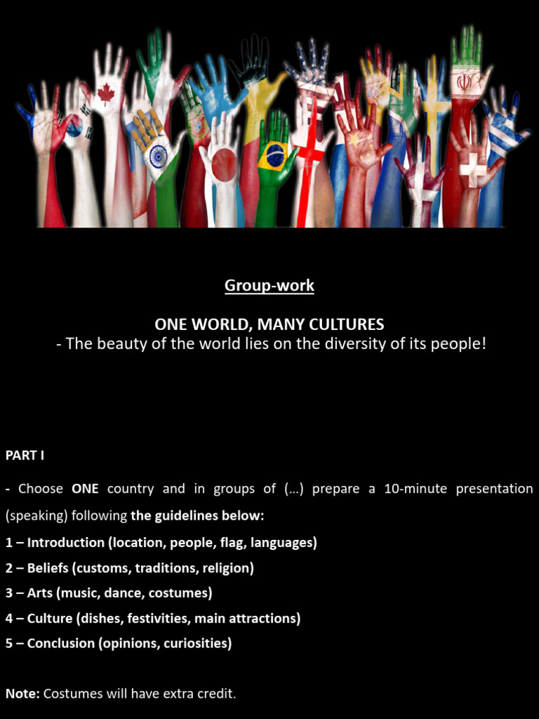 Cultural Presentation Project Guide | PDF