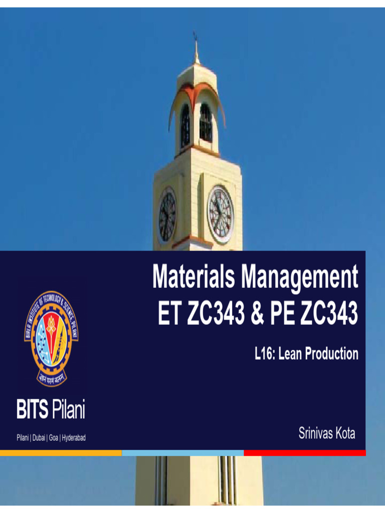 S1-24-ETZC343-PEZC343-MM-L16.2-Lean Production | PDF | Lean Manufacturing | Production And ...