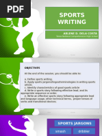 Fact Sheet Sports Writing 2 | PDF