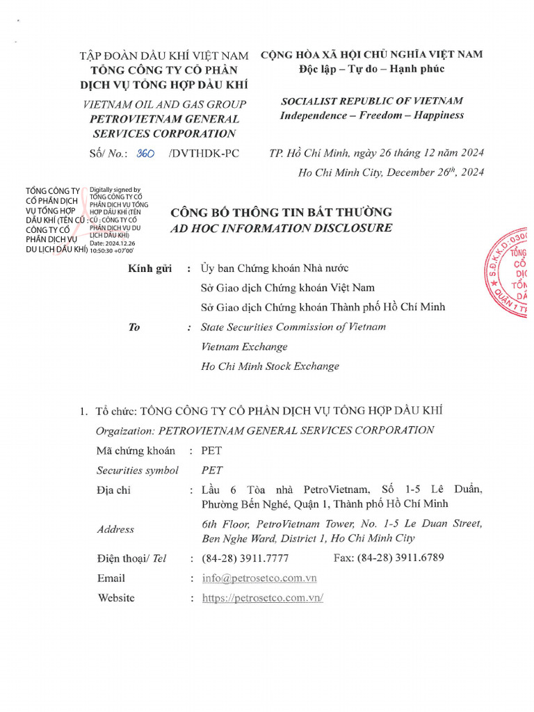 File 1 2035 20241226 - PET - NQ HDQT Bo Nhiem Lai PTGD (Rut Gon) | PDF