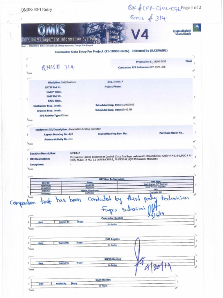 QR#CPP Civil 076 - Qmis#314 | PDF