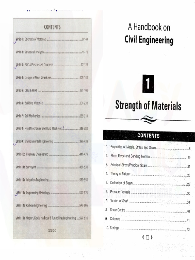 Civil Engg Short Notes by Made Easy | PDF