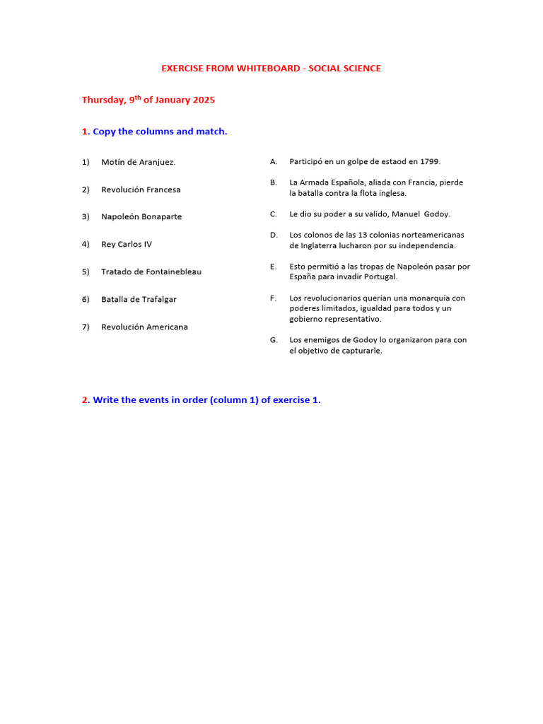 Exercise From Whiteboard | PDF