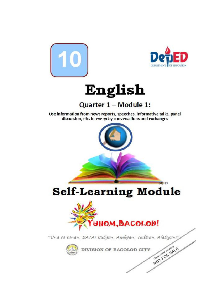 English-10-Qtr-1-Module-1-LRMS (1) | PDF | News | Copyright