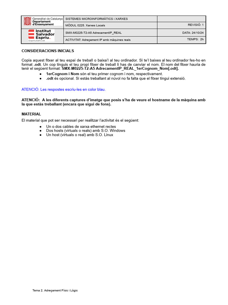 SMX-M0225-T2-A5 AdrecamentIP REAL Rodriguez Eric | PDF