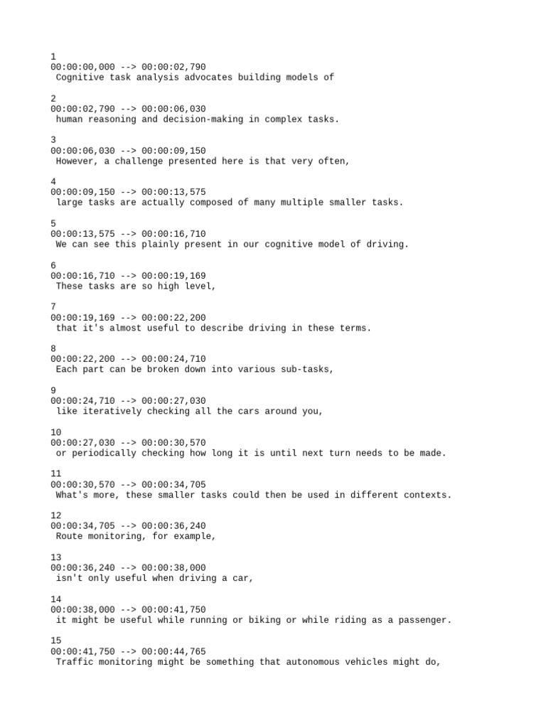 204 - Hierarchical Task Analysis HCI | PDF | Cognition | Cognitive Science