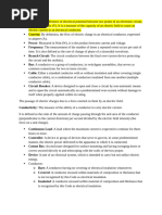 PEC-Definition of Terms | PDF | Electrical Wiring | Electrical Conductor