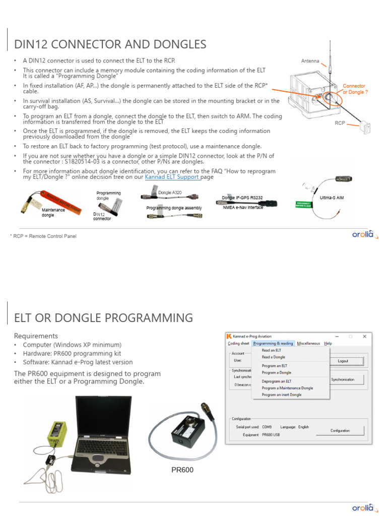 Kannad-ELT-PR600-and-Dongles | PDF | Software | Computer Science