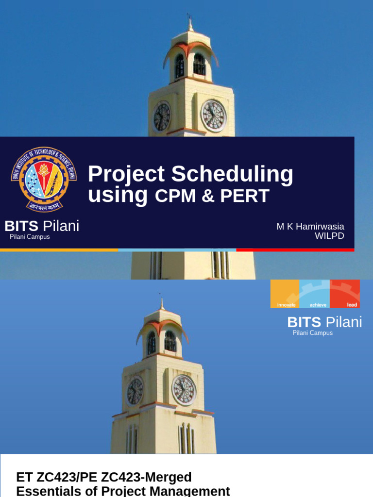 Project Scheduling with CPM & PERT | PDF | Statistical Analysis ...