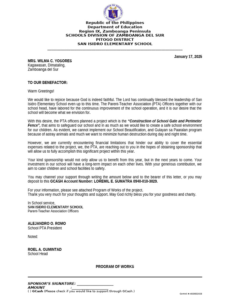 Partnership Request for School Project | PDF