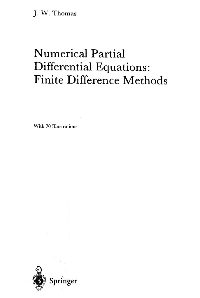 Numerical Partial Differential Equations | PDF | Multivariable Calculus | Mechanics