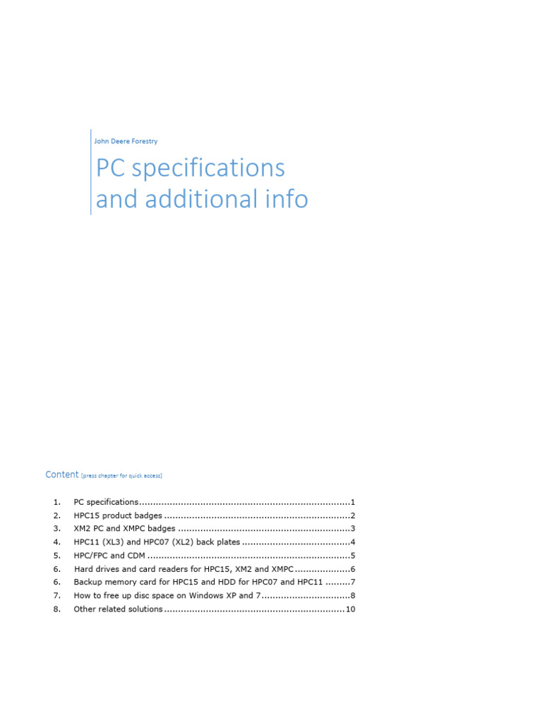 PC Specifications v2019 | PDF | Computer File | Microsoft Windows