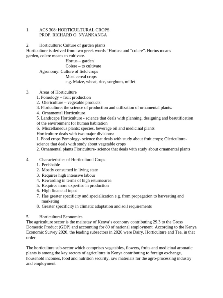 AEB406 - Horticultural Notes | PDF | Soil | Fruit
