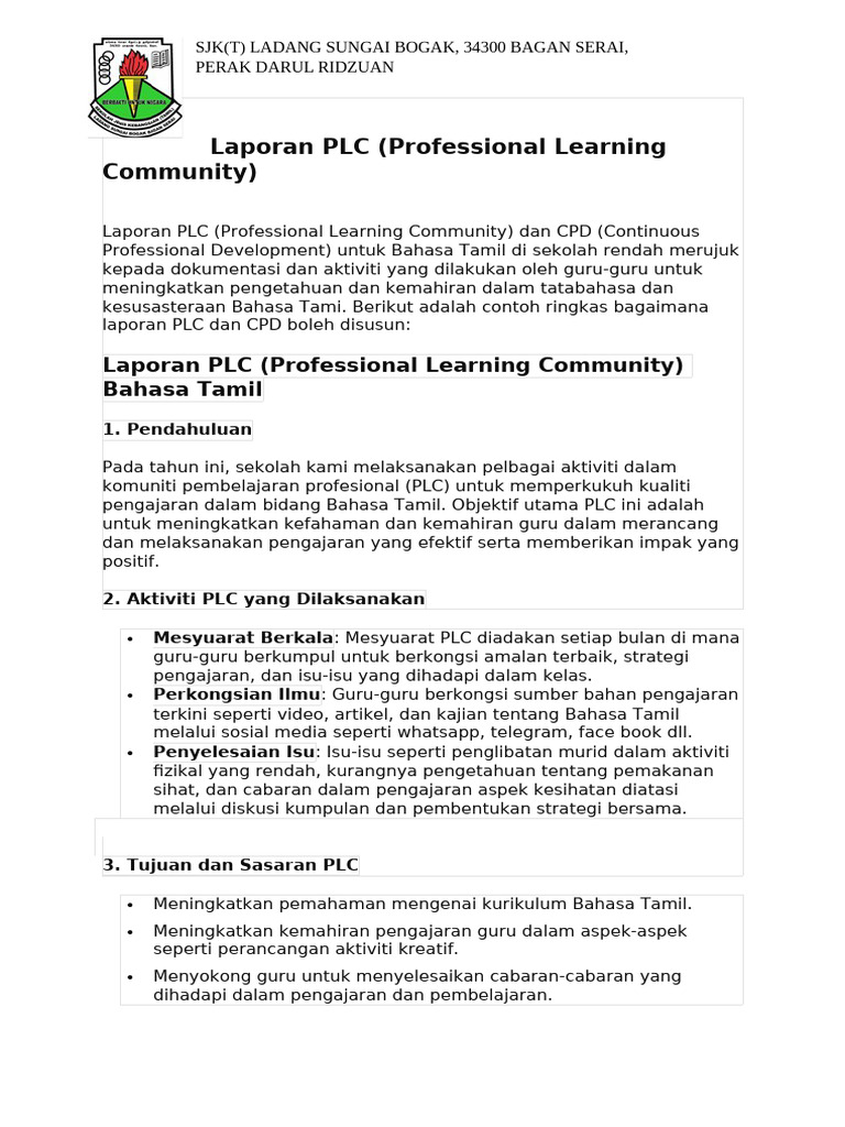 Laporan PLC CPD PJK 24 | PDF