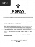 NSFAS Disability Annexure 2025 - Final | PDF | Disability | Visual ...