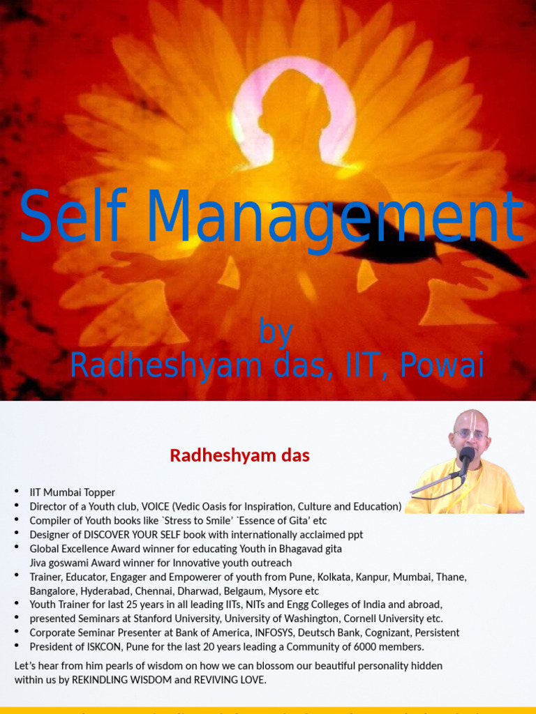 Self Management Insights from Bhagavad Gita | PDF