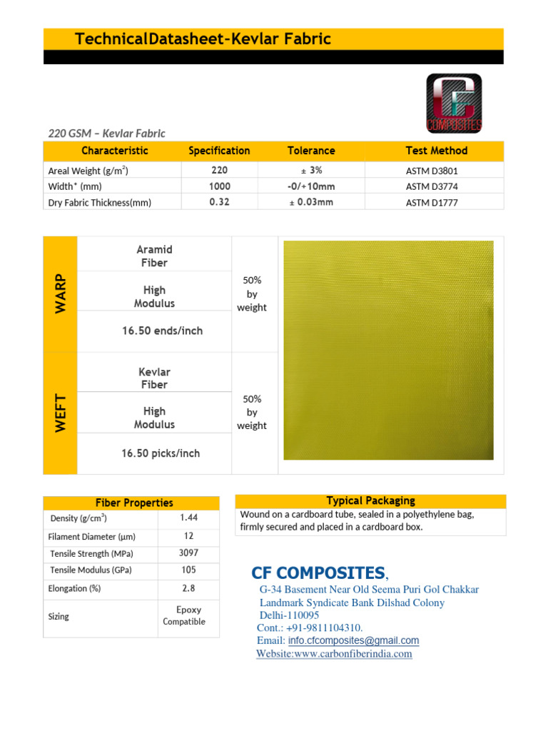 Kevlar Fabric | PDF