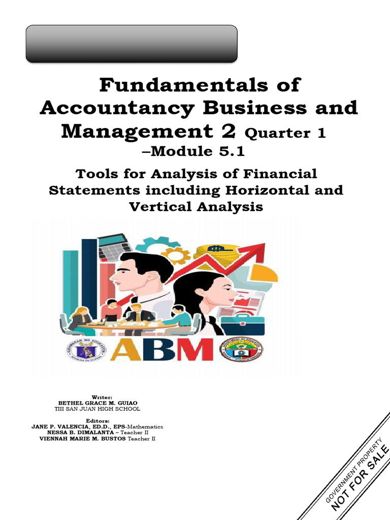 Grade 12 - Fundamentals of Accountancy - Module 5.1 | PDF | Percentage ...