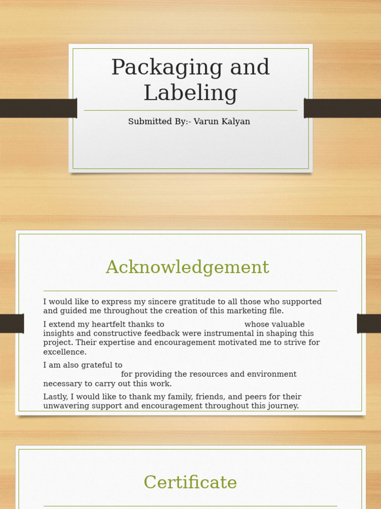 Packaging and Labeling | PDF | Packaging And Labeling | Brand