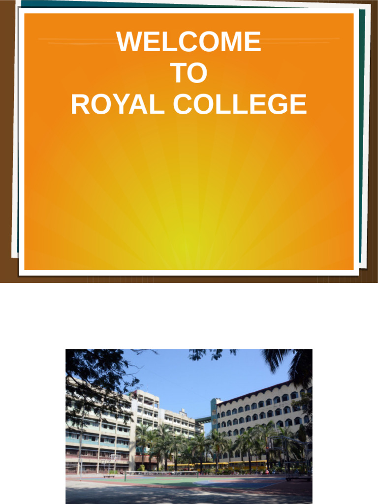 Royal College Courses & Facilities | PDF