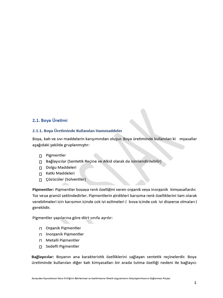 Boya Bi̇lgi̇ | PDF