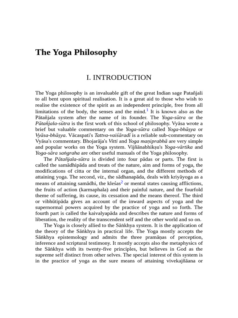 Understanding Yoga Philosophy Basics | PDF | Ātman (Hinduism) | Yoga
