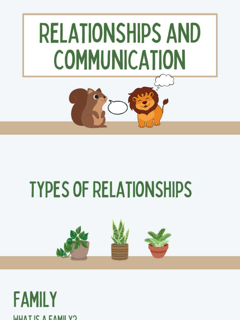 Relationships | PDF