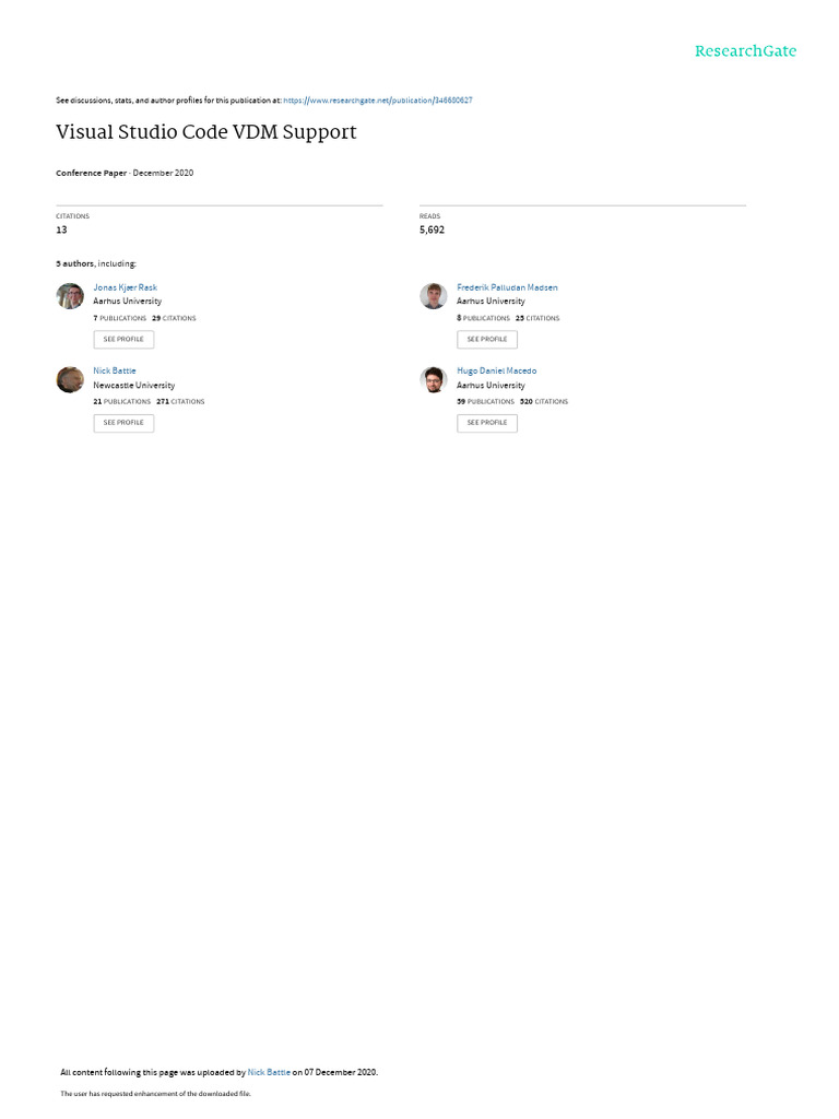 VS Code VDM Integration | PDF | Command Line Interface | Integrated ...