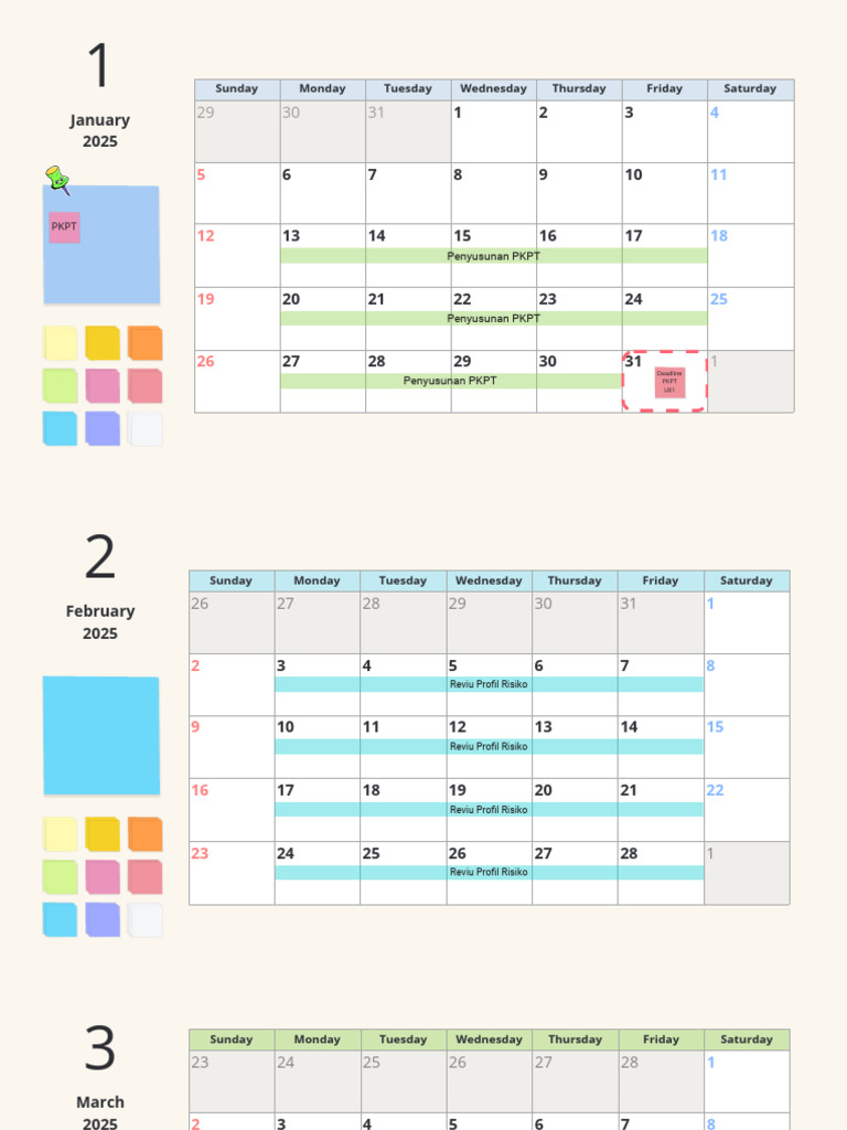 Kalender UKI 2025 | PDF