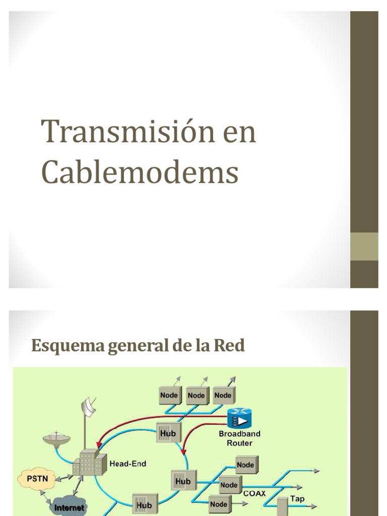 Cable Modems | PDF | Módem | Dirección IP