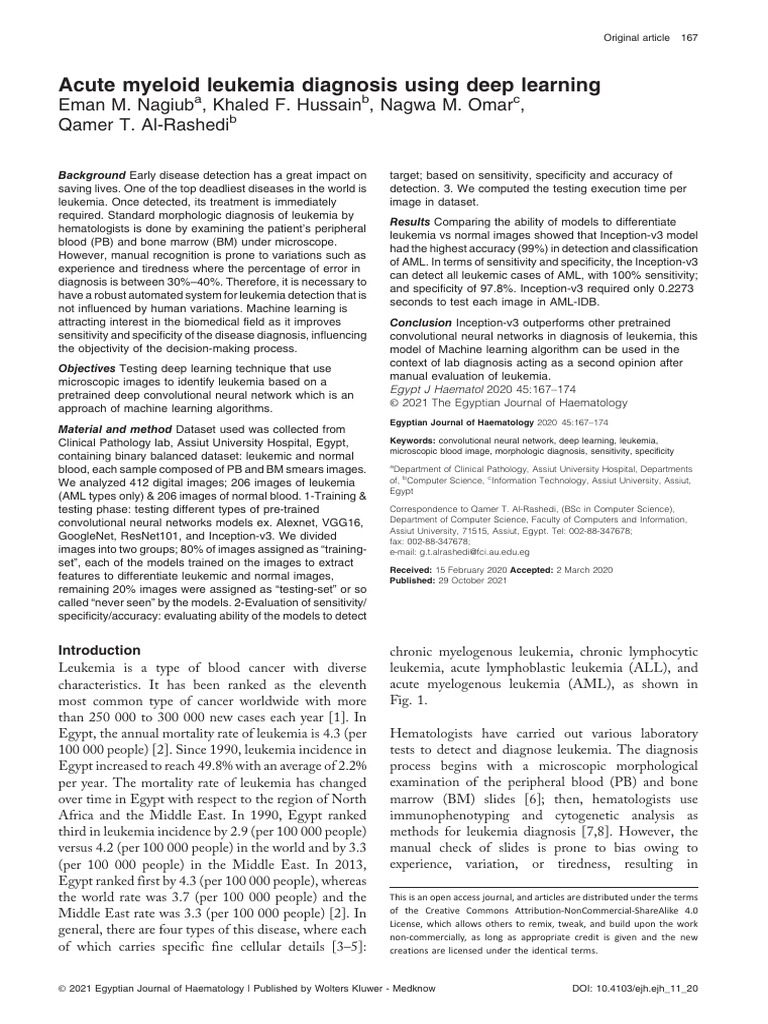 acute_myeloid_leukemia_diagnosis_using_deep.2 | PDF | Artificial Neural Network | Leukemia