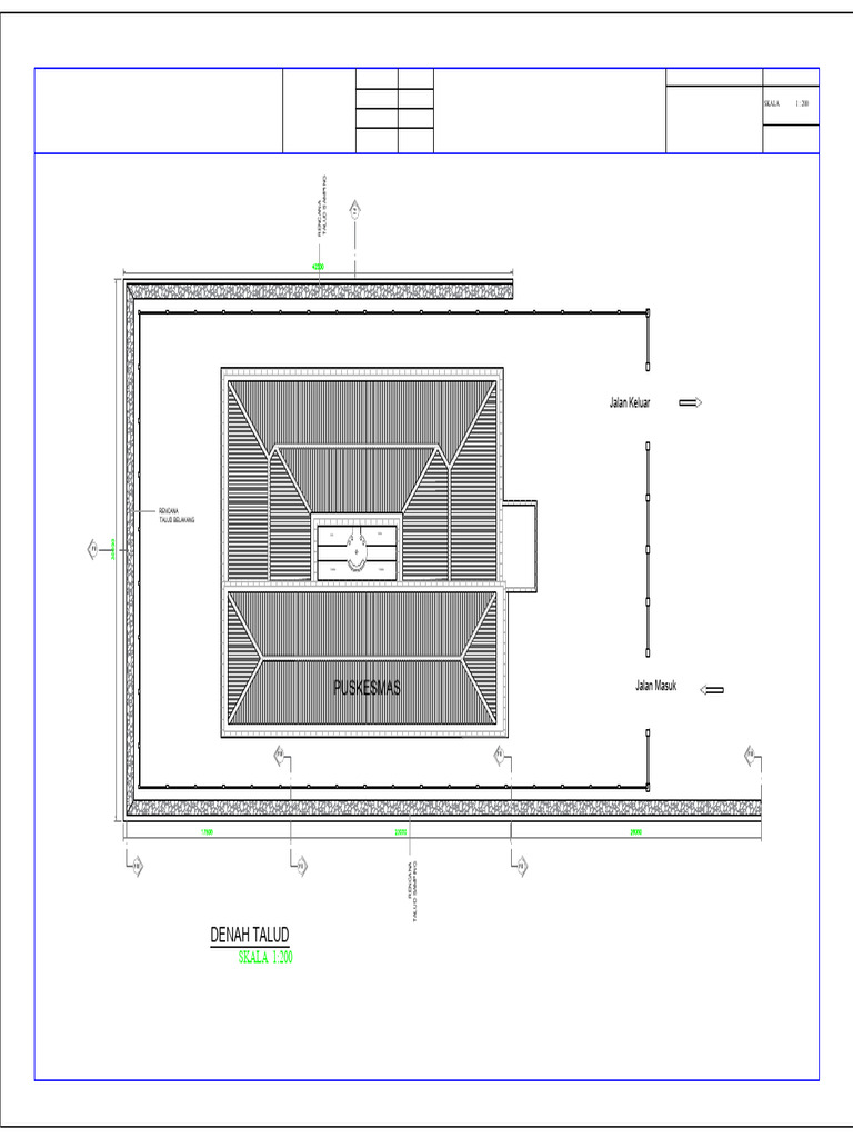 Gambar Talud Puskemas | PDF