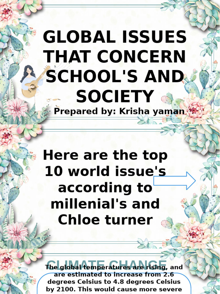 GLOBAL ISSUES T WPS Office | PDF | Violence | Pollution