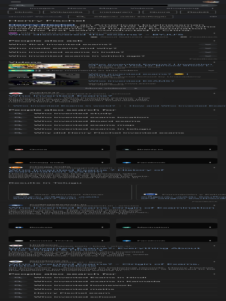 Who Invented Exams - Google Search | PDF | Web 2.0 | Websites