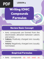 Ionic Compounds (With Matchmaker Game) | PDF | Ion | Valence (Chemistry)
