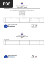 Lac Session Attendance Sheet | PDF