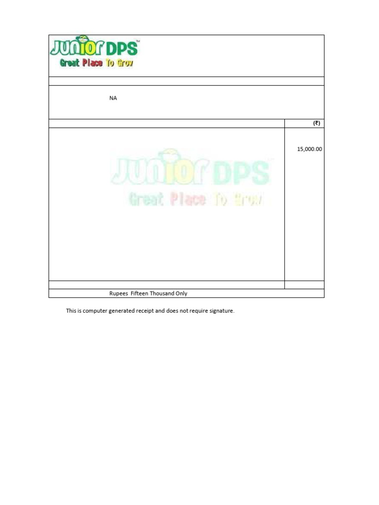 School Fee Recipt 1 | PDF